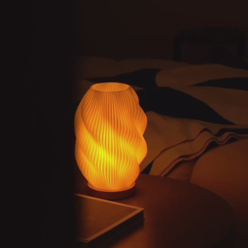 Minimalistische Tischleuchte | Weiß | Moonou Twuro |Moderne Beleuchtung ...